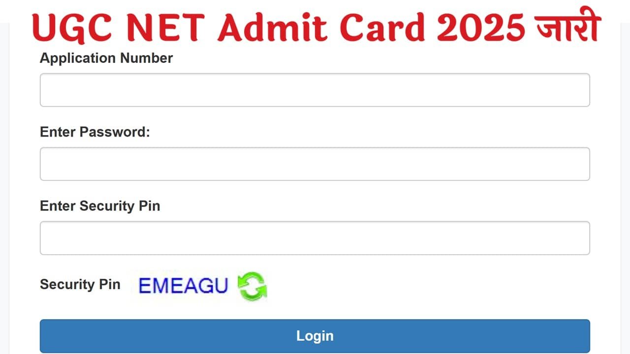 UGC NET Admit Card 2025: यूजीसी नेट परीक्षा दिसंबर 2025 के एडमिट कार्ड ...